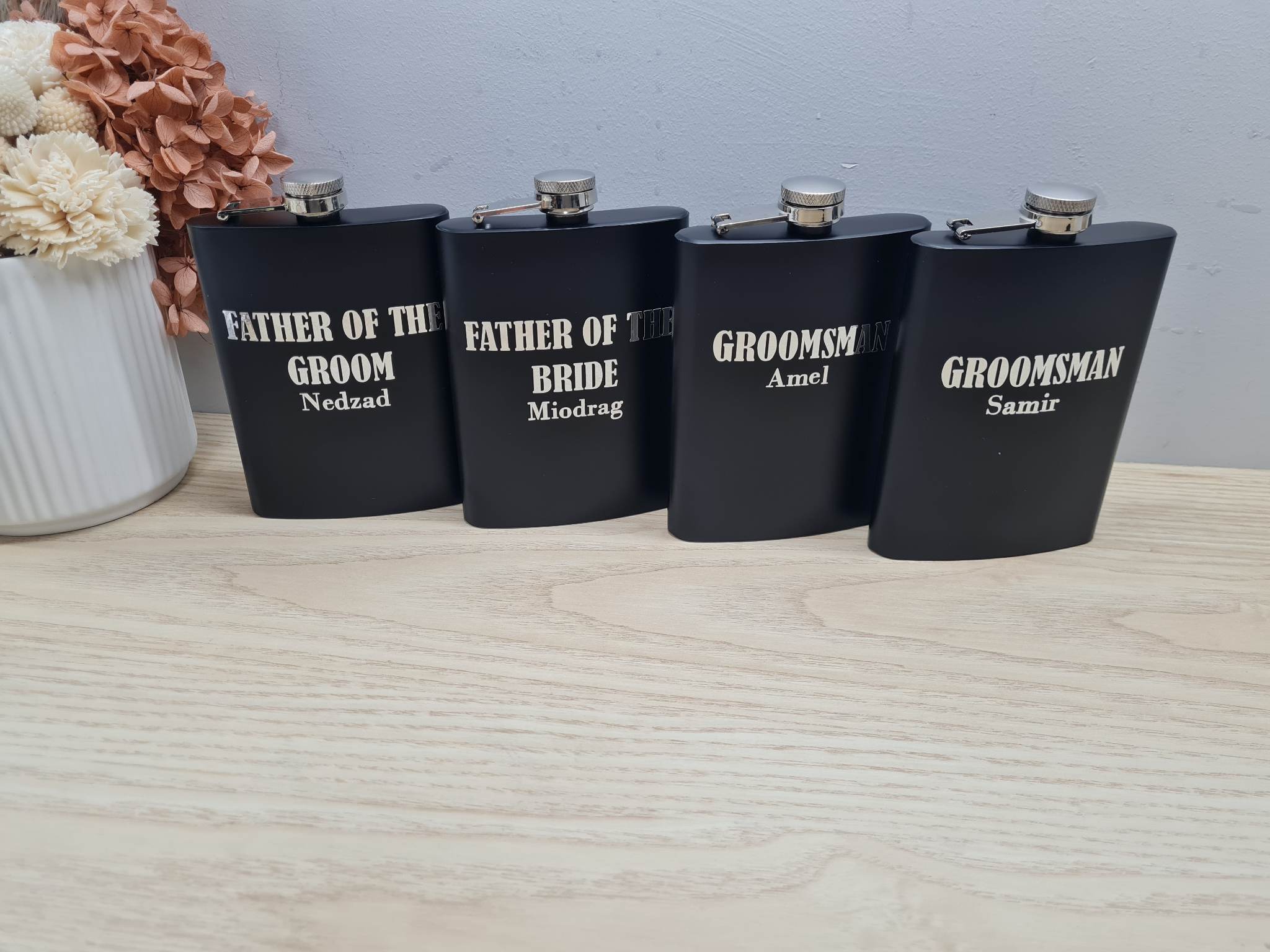 Bridal Party Flask – StyleYourWayCreations