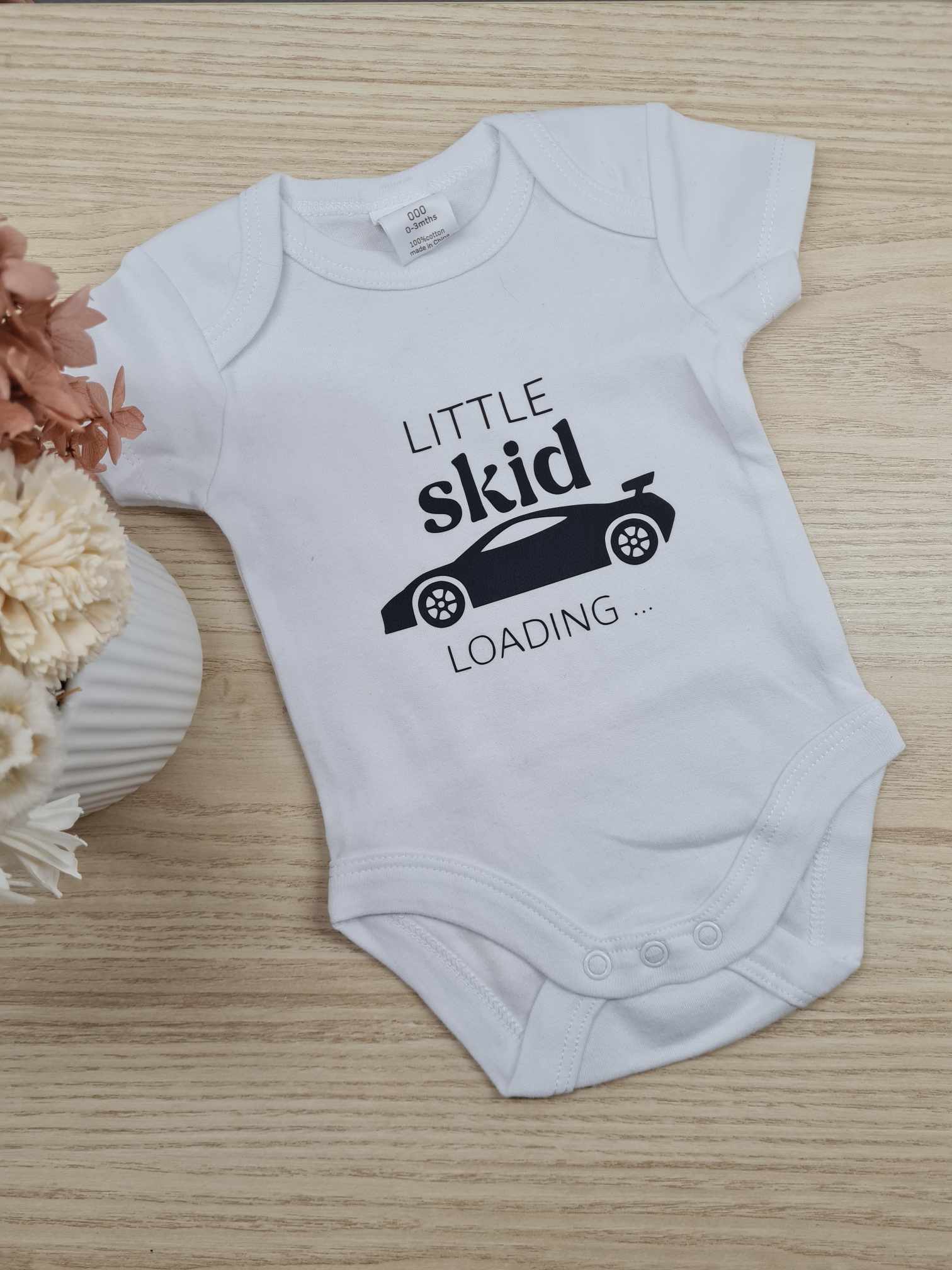 Little Skid Loading Onesie – StyleYourWayCreations