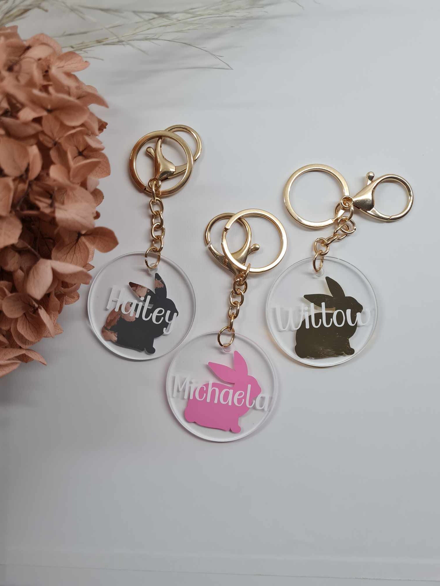 Bunny Keyrings – StyleYourWayCreations
