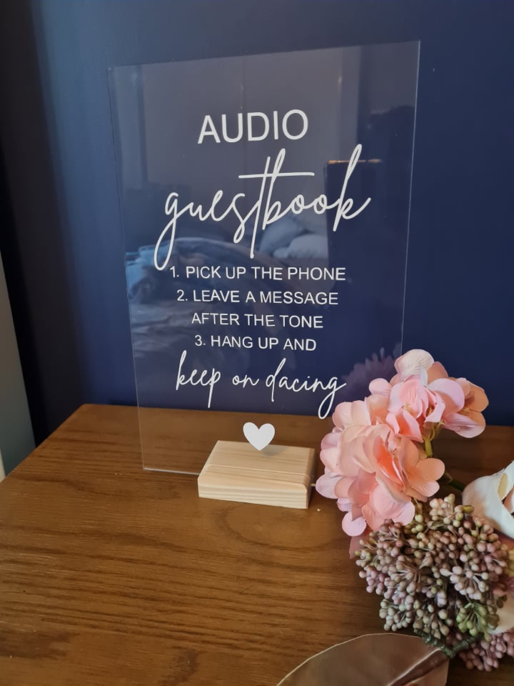 Audio Guest Book Sign – StyleYourWayCreations