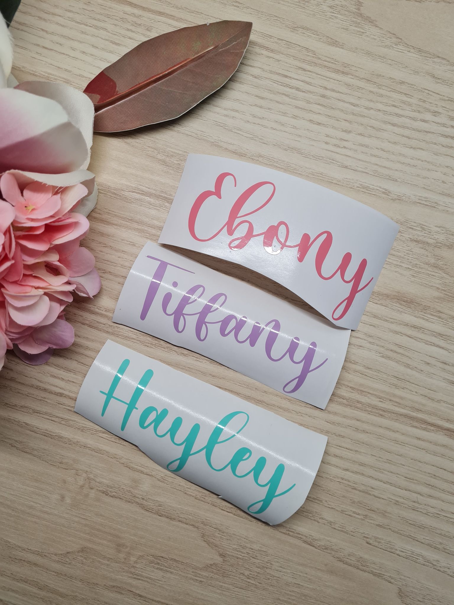 Personalised Name Stickers/ Decal – StyleYourWayCreations