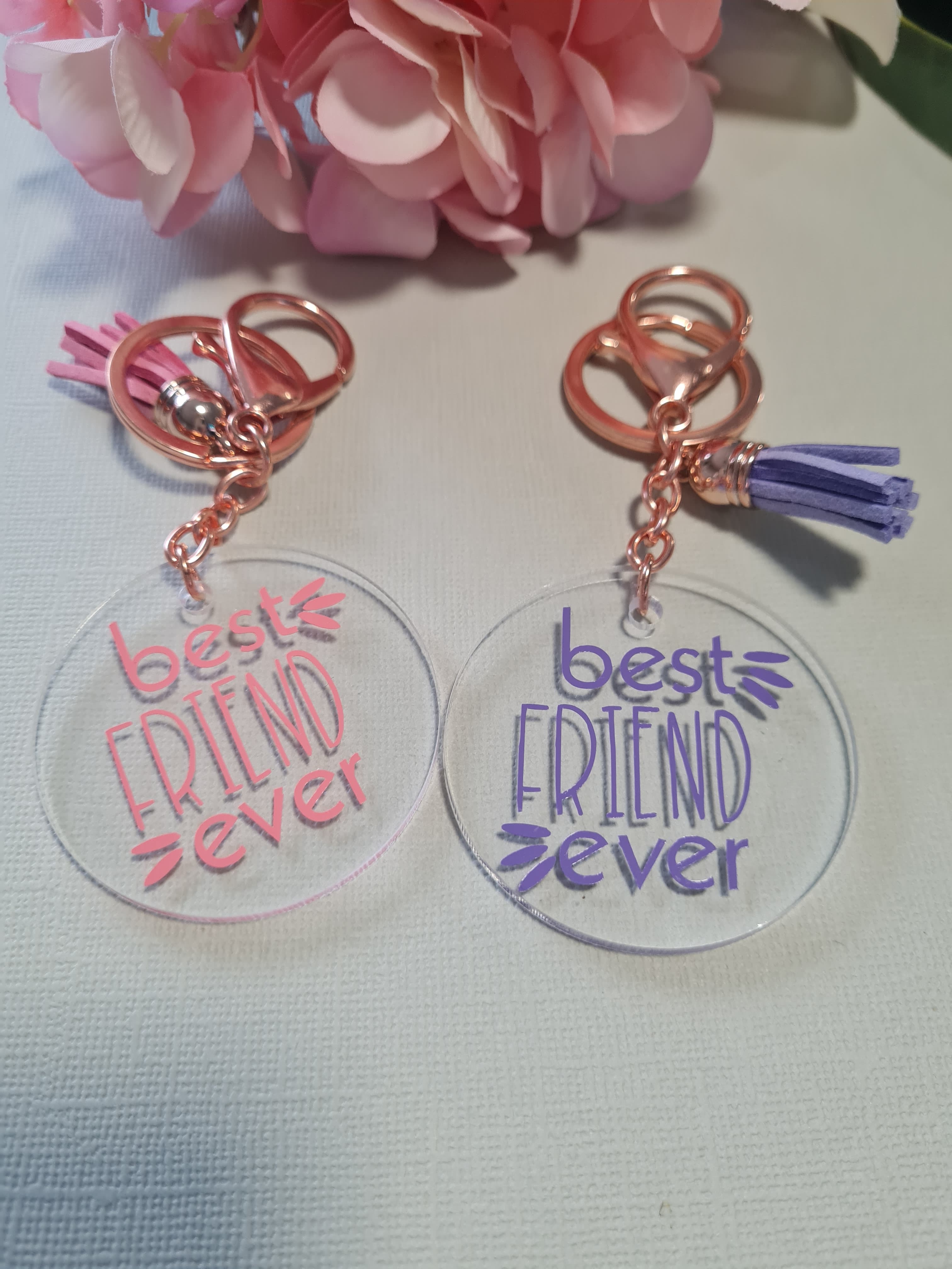 Best Friend Ever Keyrings – StyleYourWayCreations